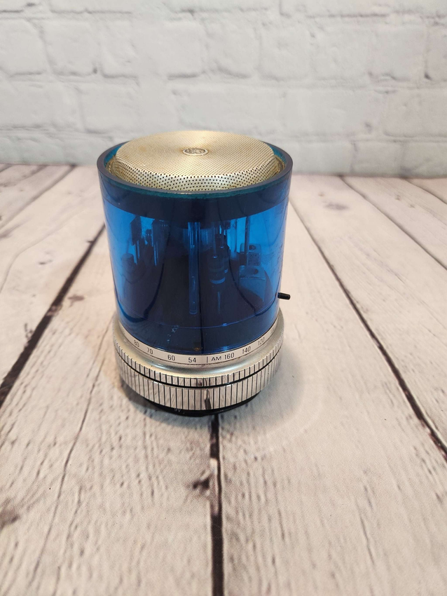 Vintage 1969 ge general electric p2760c blue max transistor radio spac